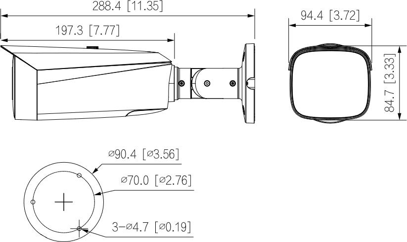 WizSense Dahua DH-IPC-HFW3649T1-AS-PV-PRO NERO telecamera IP bullet a ...