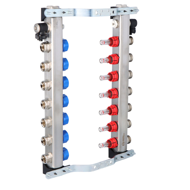 InoxFlow manifold with valves for actuators and flow meters UFST series ...