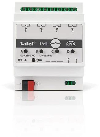SATEL KNX-SA41 4-channel KNX switching actuator | SPS24
