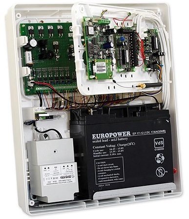 Surface-mounted alarm system housing SATEL OPU-3 P pLastik wall-mounted ...